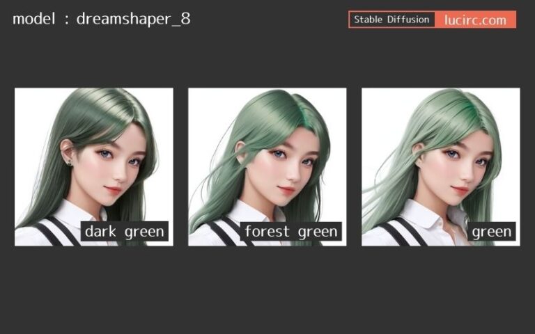 【Stable Diffusion】髪色のプロンプト一覧【画像あり】 - 自分コンテンツ計画